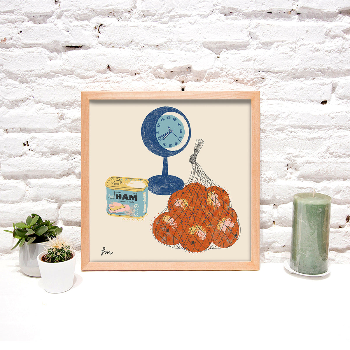 BODEGÓN NARANJAS by Sara Marcos – La Causa Art Shop