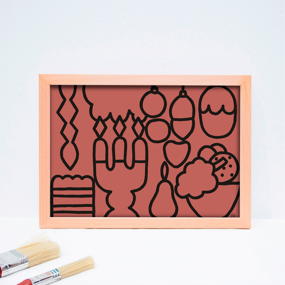 SUPPER 1, Print giclé by Anna Dusza – La Causa Art Shop