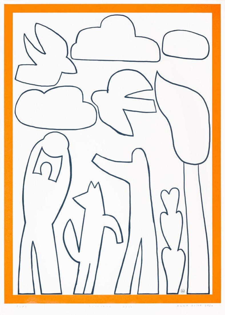 PLAY ART , Screen print by Anna Dusza – La Causa Art Shop