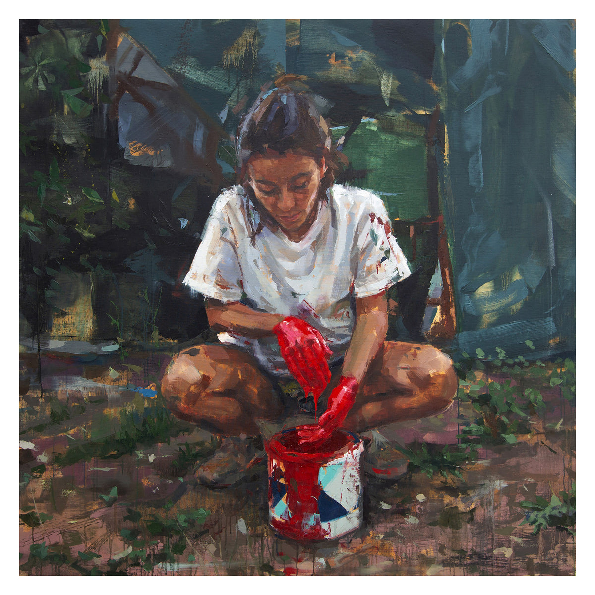 Caught Red Handed, Print by Helen Bur – La Causa Art Shop