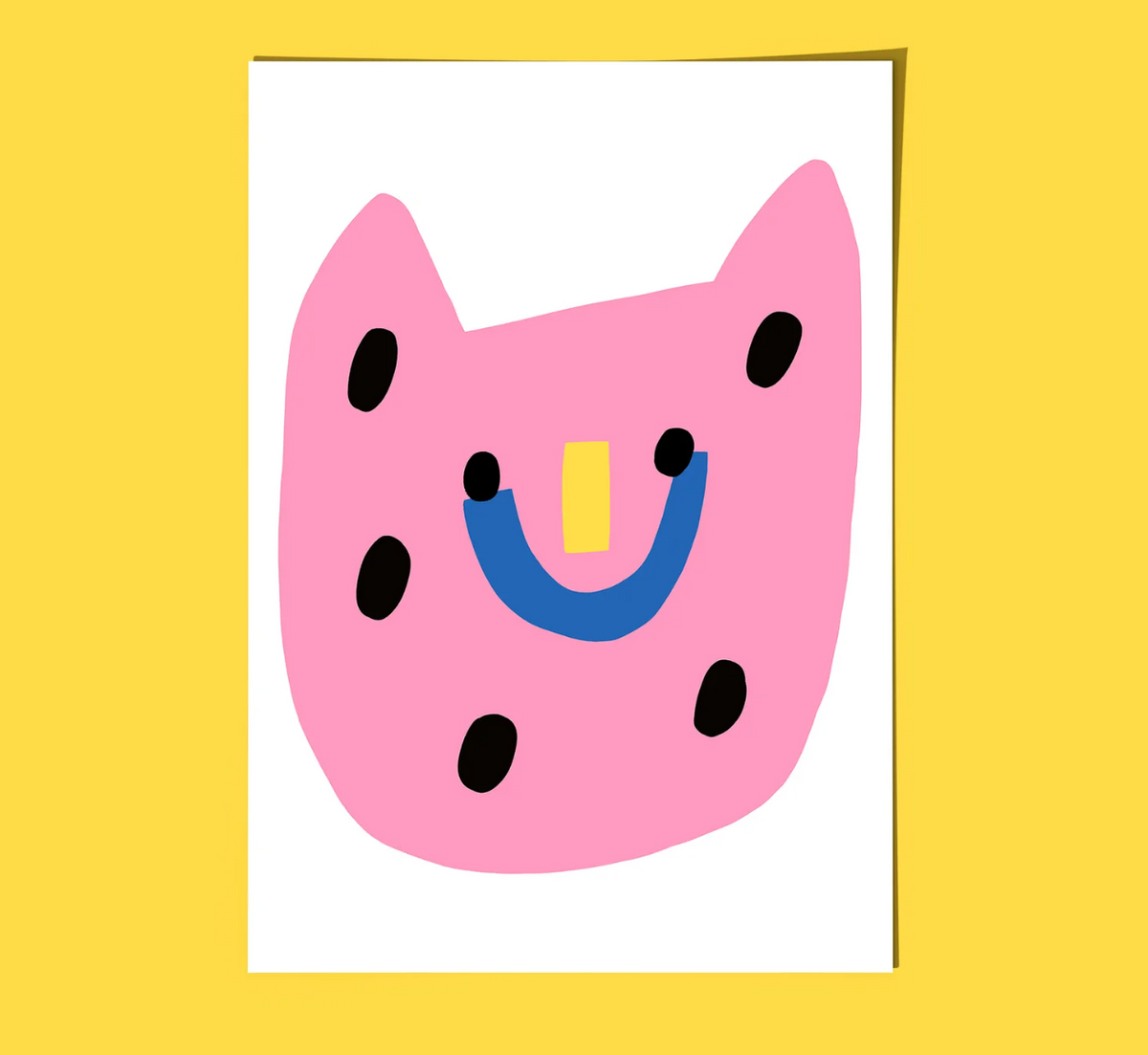 SPOTTET GINNY , indigo print by Susie Hammer – La Causa Art Shop