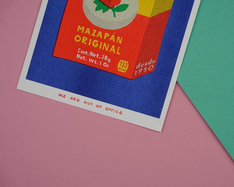MAZAPAN ORIGINAL, Risograph print by WE ARE OUT OF OFFICE – La Causa ...
