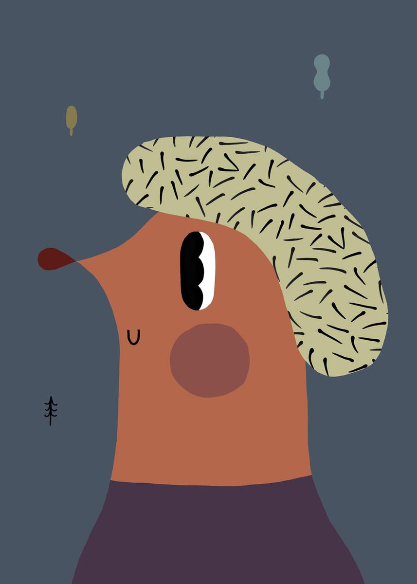 HEDGEDOG, Print giclé by Anna Dusza – La Causa Art Shop